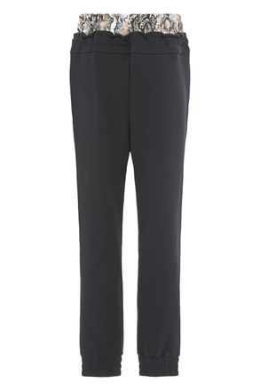 Just Cavalli Womens Cotton Jogger Pants Black Track