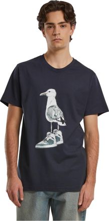 Mister Tee Mens MT1926-Seagull Sneakers Tee T-Shirt, Navy, XL