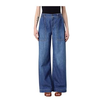 Liu Jo Stylische Wide Leg Jeans mit Taschen - - Jeans - Damen - Blau - W27