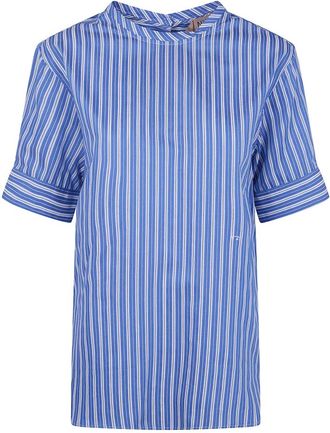 N&deg;21 Femme, Blouses et Chemises, Multicolore, Taille: 42 FR Chemisier en toile