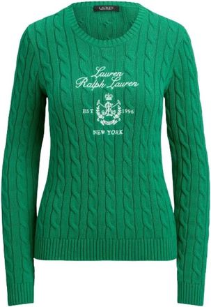 Ralph Lauren Femme, Pulls, Vert, Taille: 38 FR Rinett Knit Jumper