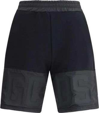 GCDS Gcds, Homme, Shorts, Noir, Taille: S Shorts de surv&ecirc;tement monogramm&eacute;s avec poches