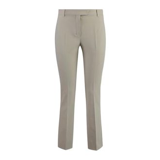 Max Mara Fatina Straight Pantalons - Femme - Pantalons - Beige - Taille: 40 FR