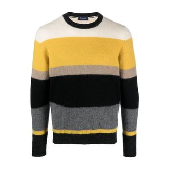 Drumohr Multicolor Sweatshirts f&uuml;r Herren Aw23 - - Knitwear - Herren - Mehrfarbig - L