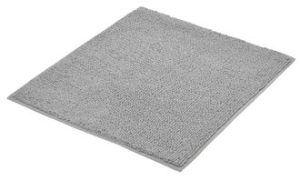 Kleine Wolke Badteppich Chrissy, Farbe: Silbergrau, Material: 100 % Baumwolle, Gr&ouml;&szlig;e: 55x 65 cm