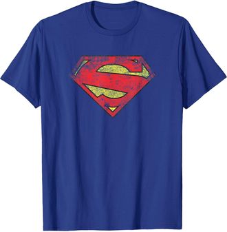 DC Comics Superman New 52 Distressed Shield T Shirt T-Shirt