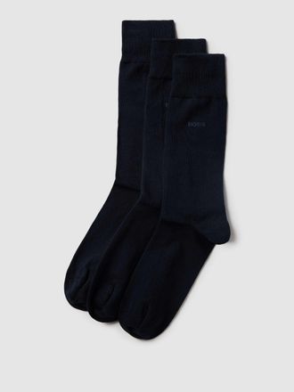 HUGO BOSS Socken mit Label-Detail im 3er-Pack