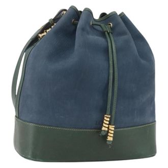 Loewe Pre-owned Leder-Umh&auml;ngetasche - - Pre-owned - Damen - Blau - ONE SIZE