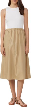 s.Oliver Ärmelloses Midikleid im Fabricmix