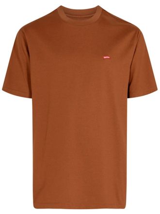 SUPREME t-shirt à logo - Marron