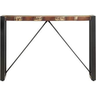 vidaXL Konsolentisch 110x35x76 cm Massives Altholz Vidaxl