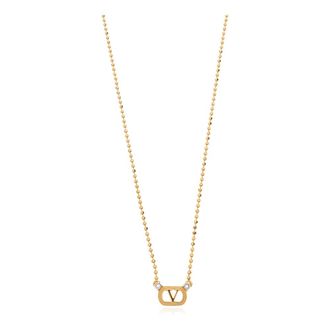 Valentino Garavani Crystal Necklace - - Accessories - Damen - Gelb - ONE SIZE