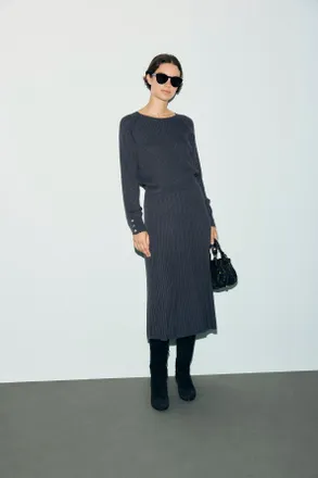 Gerard Darel Pull en maille fantaisie - RITA - anthracite