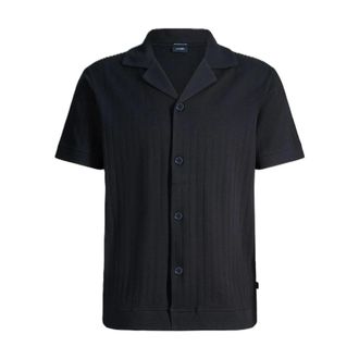 Joop Homme, Chemises, Noir, Taille: 2XL Chemise en coton &agrave; texture verticale