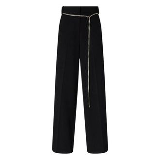 Pinko Cedro Wide Hosen - - Trousers - Damen - Schwarzk - XS