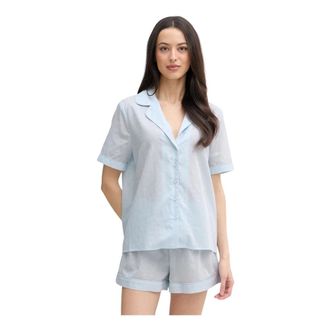Guess Emile Pyjama Set - - Nightwear & Lounge - Damen - Blau - XS