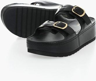 Celine Leather Slides With Buckles size 38