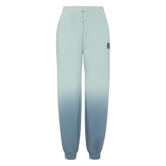 Plein Sport Femme, Pantalons, Bleu, Taille: 38 FR Oversize Jogging Pants Degrade