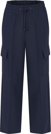 Bugatti Femme, Pantalons, Bleu, Taille: 38 FR Pantalon Cargo D&eacute;contract&eacute; en Viscose
