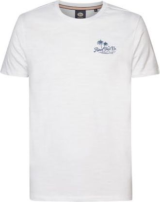 Petrol Industries Petrol S T-Shirt pour Homme, Blanc Brillant, 3XL