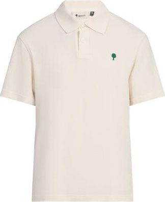 Faguo Polo &agrave; manches courtes en coton piqu&eacute; textur&eacute;