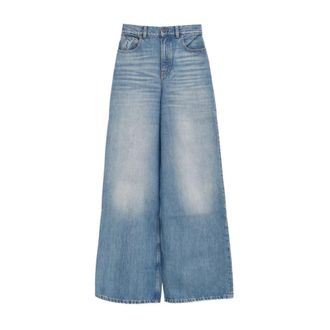 Chlo&eacute; High-Rise Wide-Leg Jeans - - Jeans - Damen - Blau - W25