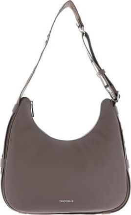 Coccinelle sac à épaule Raquel Handbag Double Grainy Leather Warm Taupe/Rosette