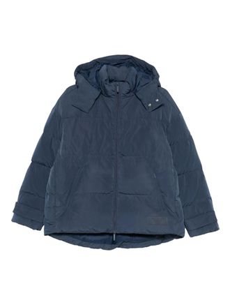 Emporio Armani doudoune &agrave; capuche - Bleu