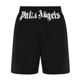 Palm Angels Logo Shorts - - Shorts - Herren - Schwarzk - S