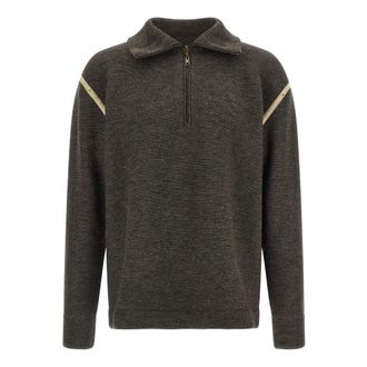 Maison Margiela Pullover mit Ellbogen-Patches - - Knitwear - Herren - Grau - L