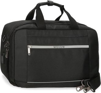Movom Swimwear Movom Trimmed Reisetasche, Schwarz, 40 x 25 x 20 cm, Polyester, 20 l, Schwarz, Reisetasche