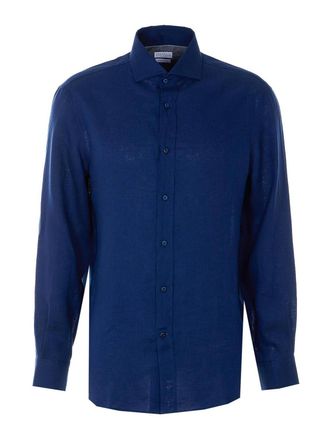 Brunello Cucinelli Chemise - Bleu