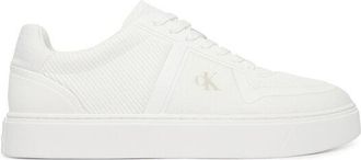 Calvin Klein Sneakers Classic Cups Laceup Knit HM0HM02130 Wei&szlig;