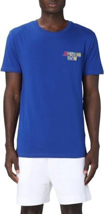 Moschino Homme, Tops, Bleu, Taille: XL T-shirt