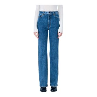 Khaite Straight-Leg Five-Pocket Jeans - - Jeans - Damen - Blau - W28