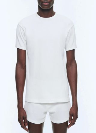 Fursac T-shirt Ringer c&ocirc;tel&eacute; en coton - Taille XXL - Homme