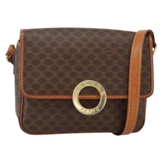 Celine Pre-owned Vintage Macadam Schultertasche - - Pre-owned - Damen - Braun - ONE SIZE