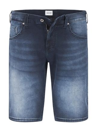 Mustang Jeans Herren Jeansshorts blau Baumwoll-Stretch