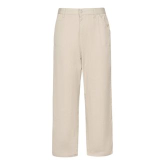 Carhartt Work in Progress Homme, Pantalons, Beige, Taille: W36 Pantalon Beige avec Triple Couture