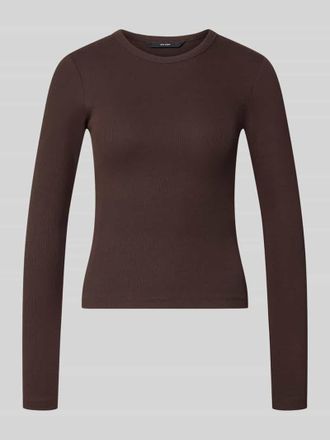 Vero Moda Slim Fit Langarmshirt aus Baumwoll-Mix Modell CHLOE