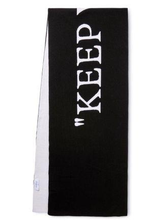 Off-white Keep Warm Schal - Schwarz
