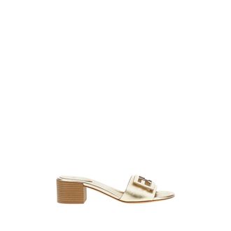Fendi Baguette Mules mit mittelhohem Absatz - - Shoes - Damen - Gelb - 36 EU