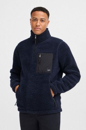 Blend Fleecejacke BHTotto L&auml;ssiger Troyer in Teddy-Optik