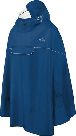 Normani Unisex Regenponcho Regencape Fahrradponcho mit Sichtfenster, Kapuze und Brusttasche Regenponcho f&uuml;r Fahrrad - Wasserdichte Regenjacke mit Reflektor Na
