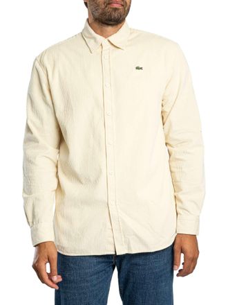 Lacoste Freizeithemd, Beige