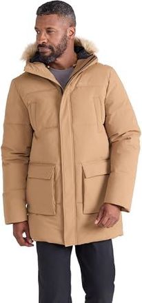 Mountain Warehouse Fern Parka matelassée imperméable pour homme - Testé thermiquement - 50 ° avec poignets et capuche élastiques - Printemps été camping et plein air, pe