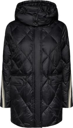 Elena Miro Femme, Manteaux, Noir, Taille: 42 FR Active Style Down Jacket