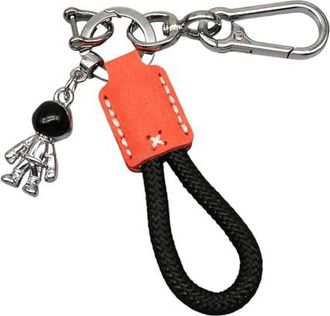 Generico Porte-cl&eacute;s astronaute - 3,8 x 2 cm - Pendentif en zinc - Figurine cosmique cr&eacute;ative avec cordon amovible - Accessoire d&eacute;coratif pour portefeuille, sac