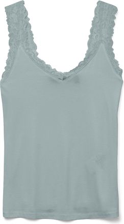 Vero Moda Damen Vmrosa Sl Ga JRS Noos Top, Gray Mist, X-Large