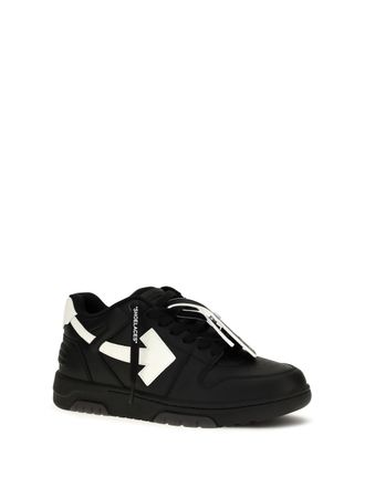 Off-white Mens Out Of Office Sneakers Black-White Black/white